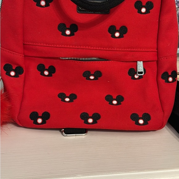 Loungefly | Accessories | Loungefly Red And Black Cartoon Dot Backpack ...
